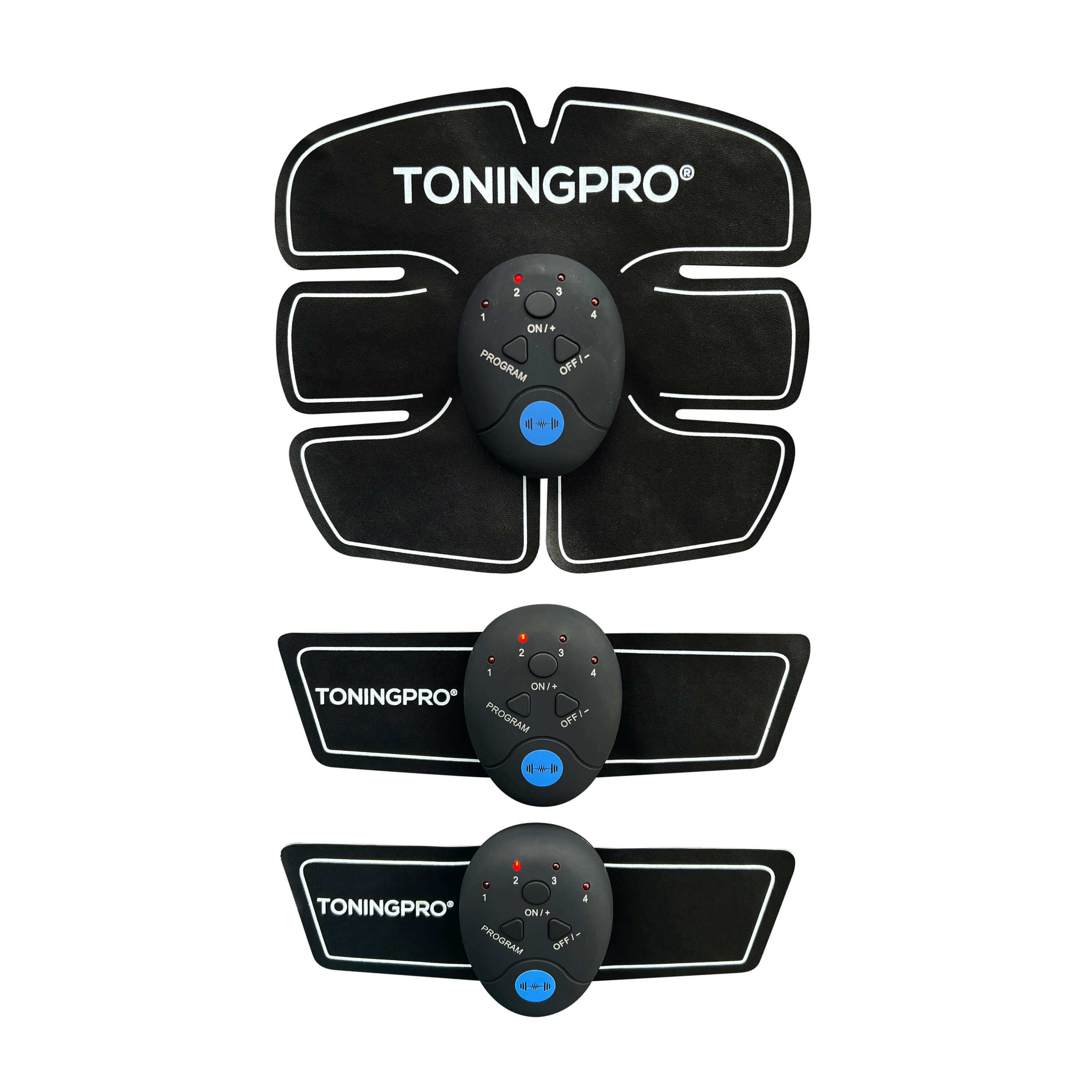 Body EMS Pack – Abs, Arms & Legs Muscle Toner | Toning Pro